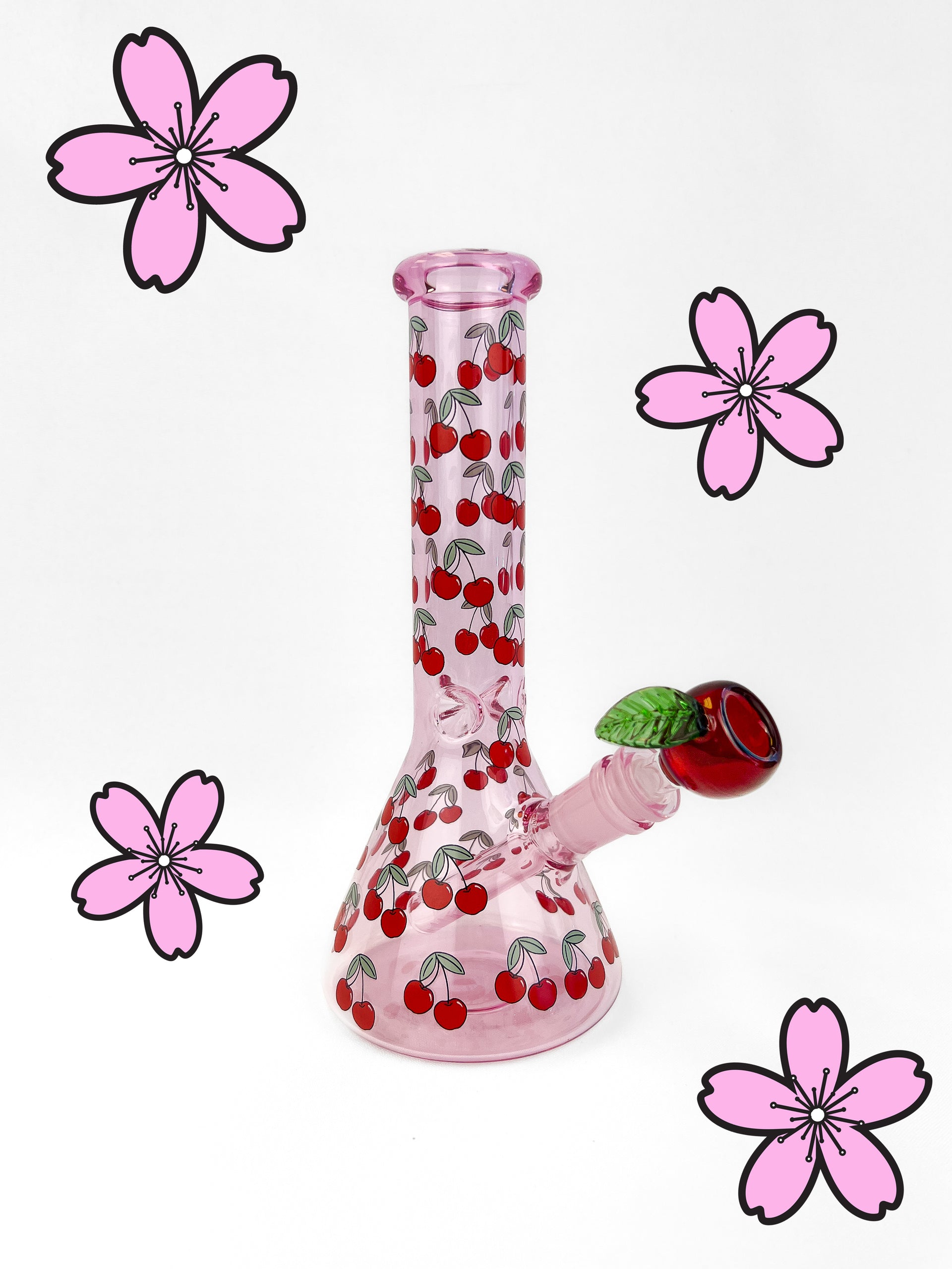 Cherry Beaker Bong – Shop Burning Love