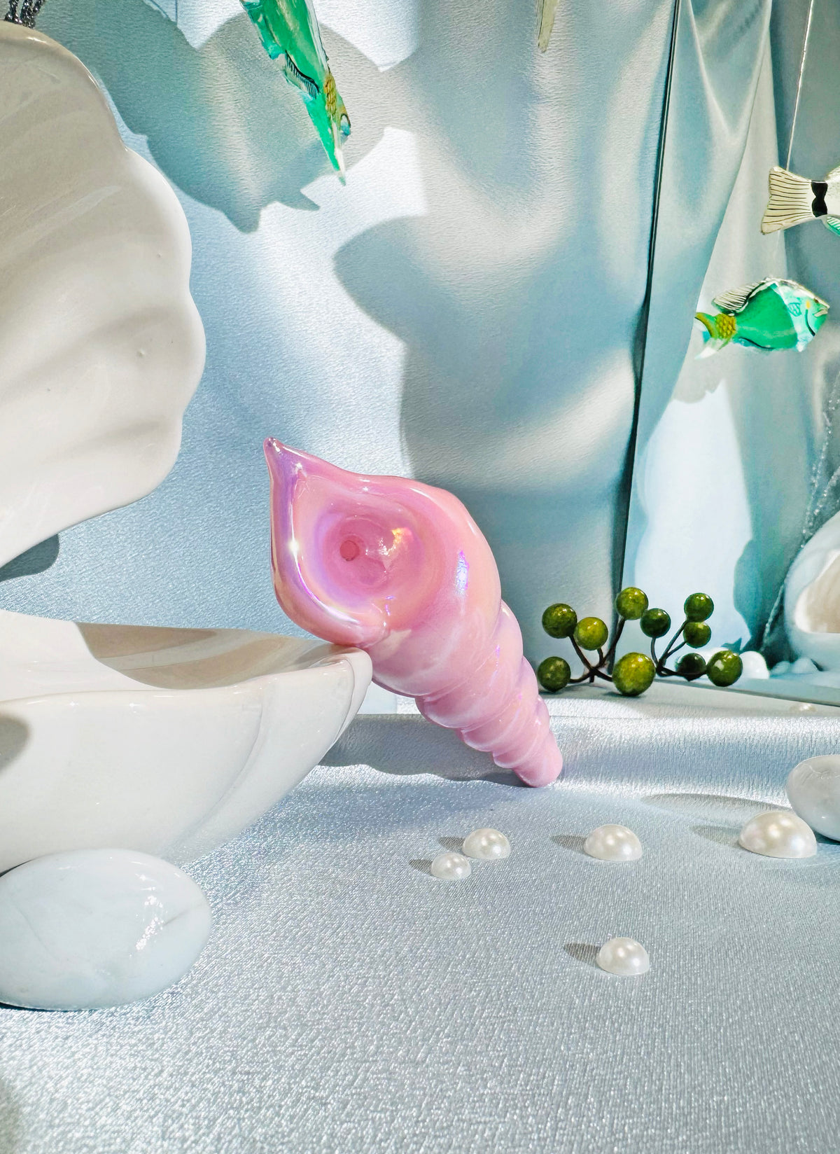 Iridescent Shell Pipe – Shop Burning Love