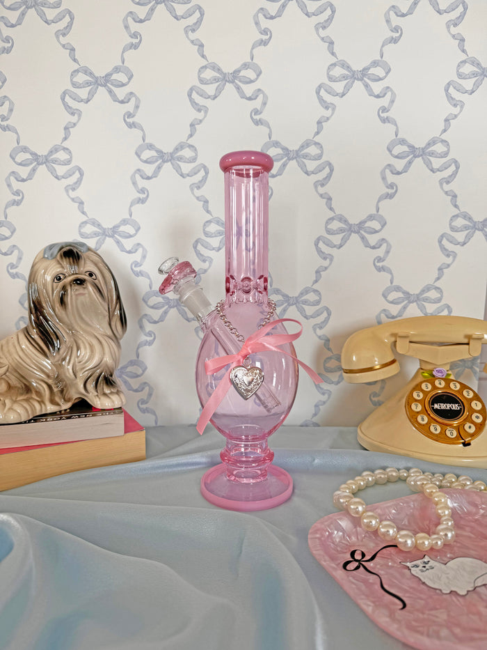 Heart Water Pipe- Pink – Shop Burning Love