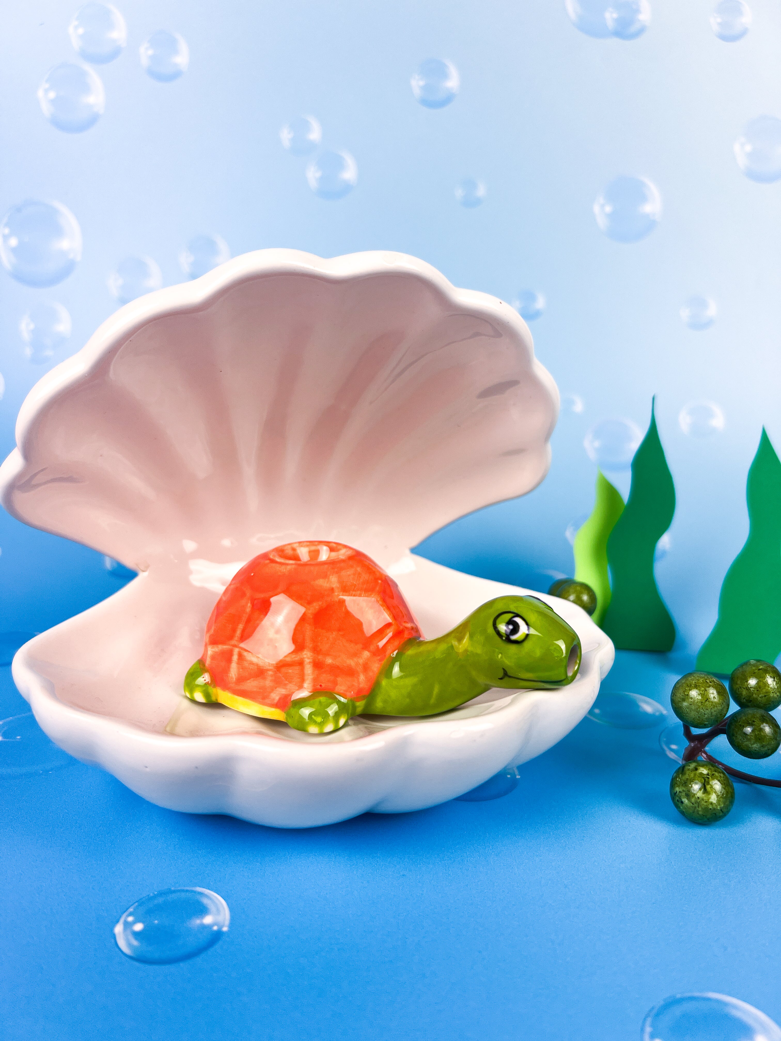 I Love Turtles Ceramic Pipe – Shop Burning Love