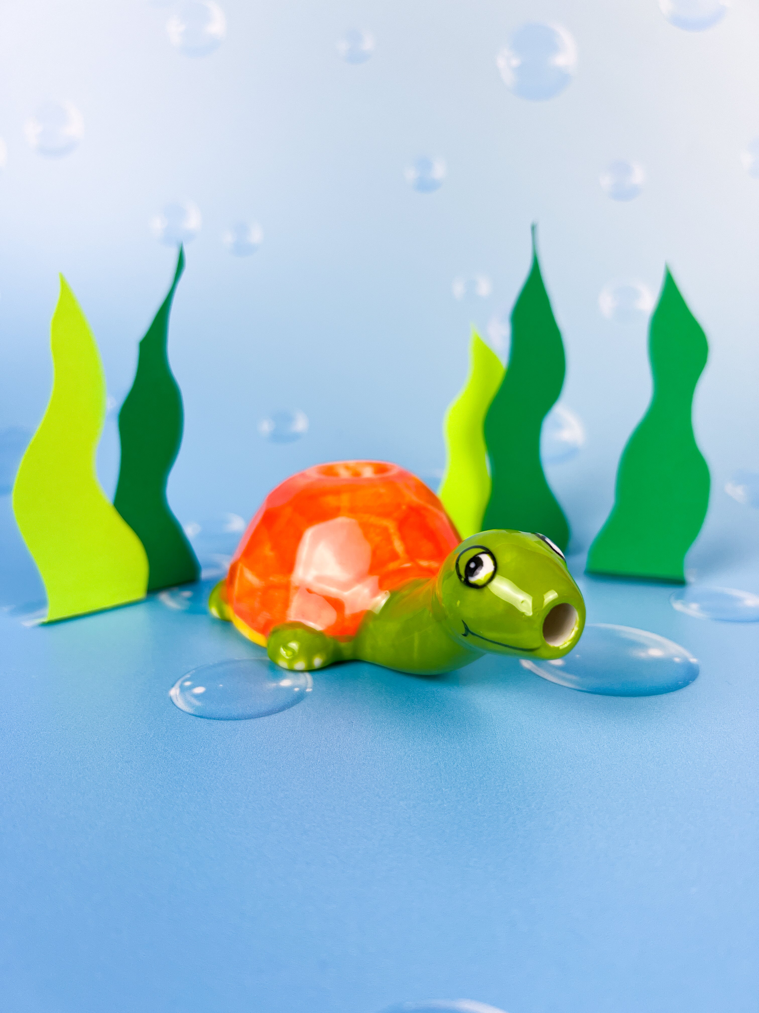 I Love Turtles Ceramic Pipe – Shop Burning Love