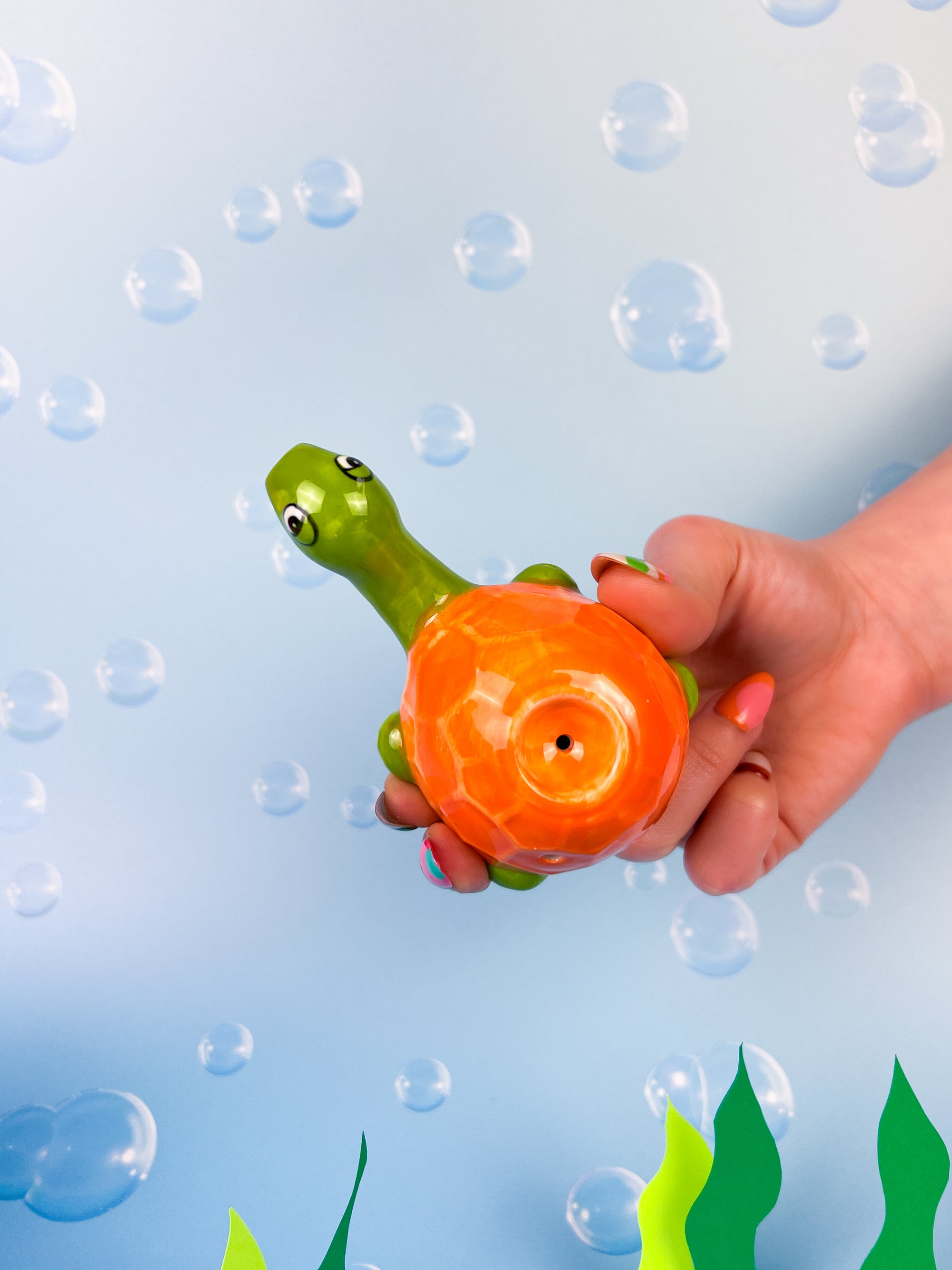 I Love Turtles Ceramic Pipe – Shop Burning Love