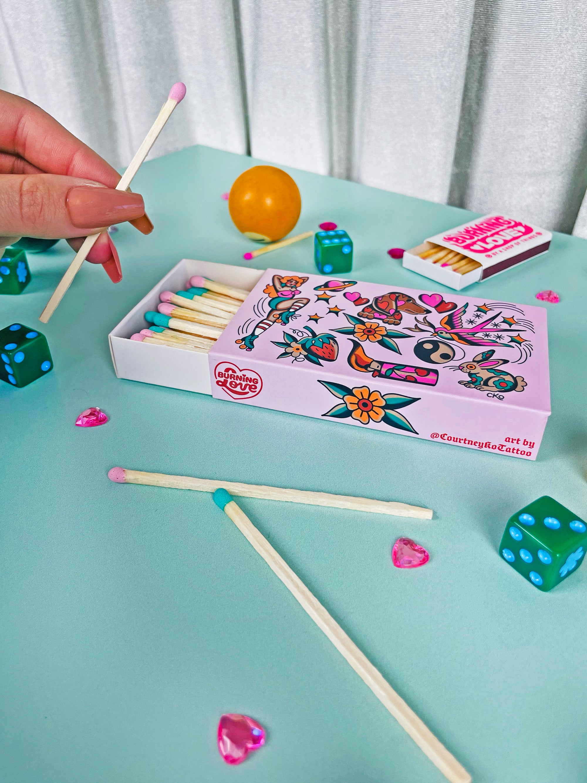 Flash Art XL Matches – Shop Burning Love