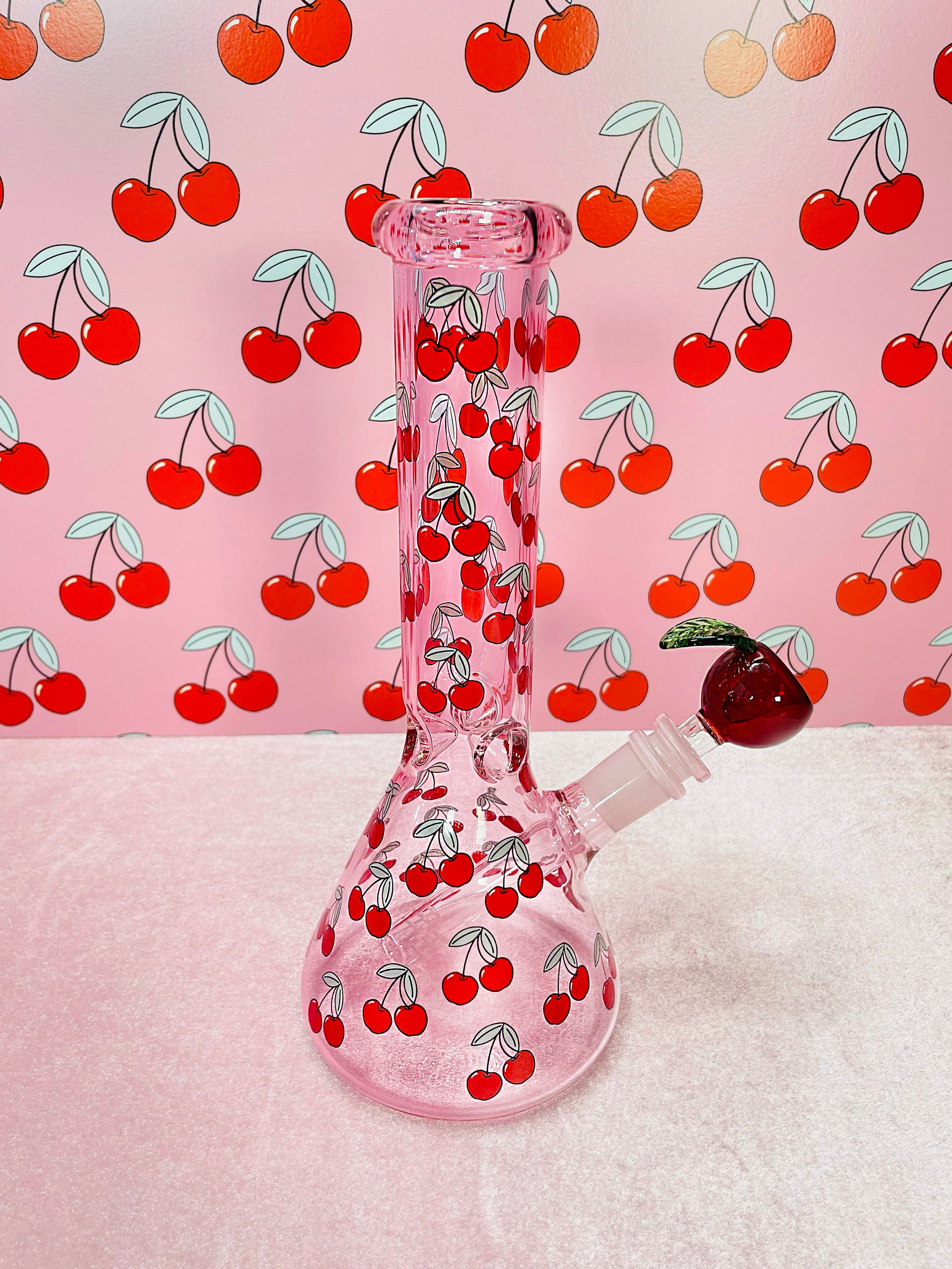Cherry Beaker Bong – Shop Burning Love