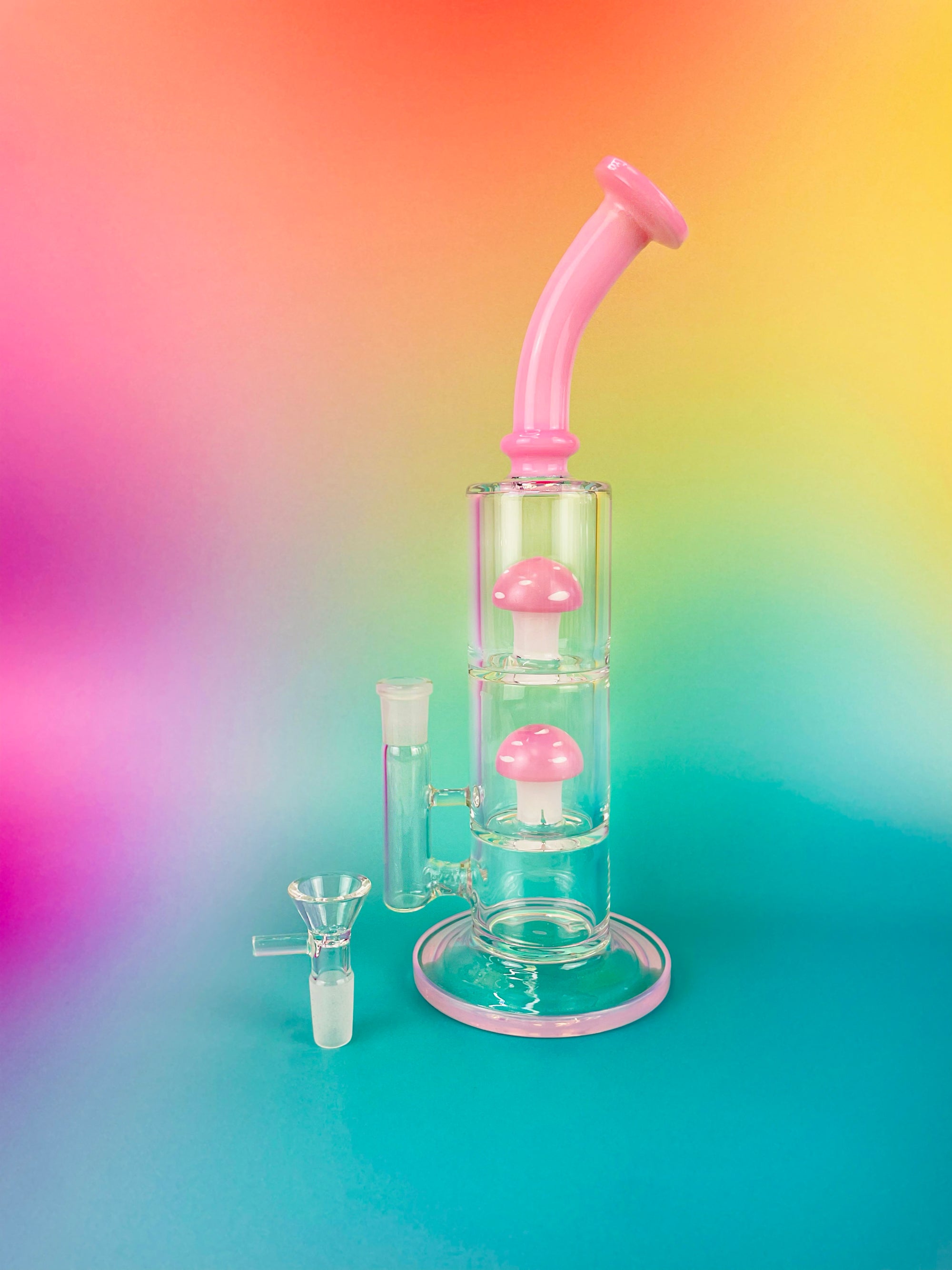 Pink Mushroom Water Pipe – Shop Burning Love