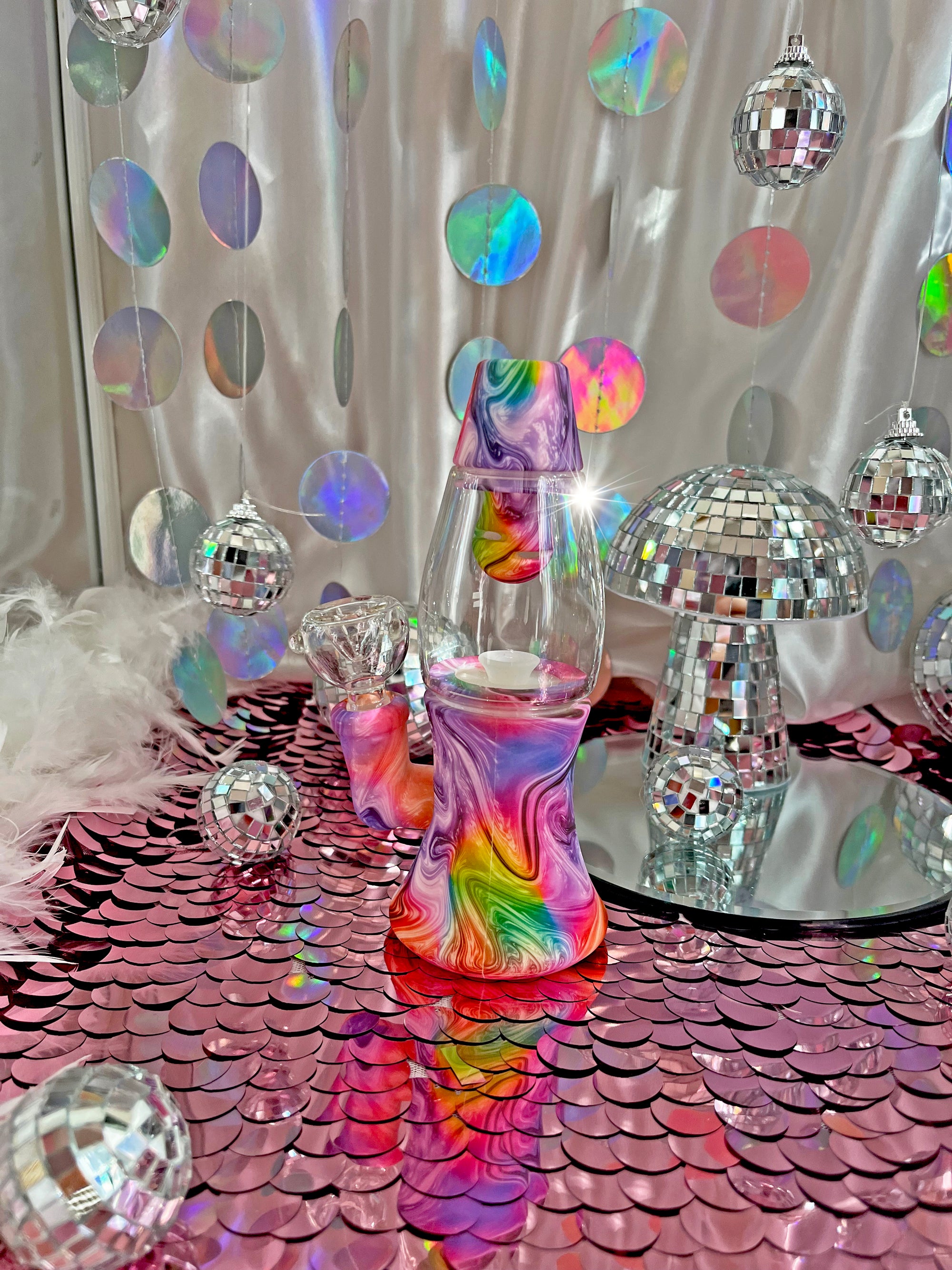 Silicone Lava Lamp Bong – Shop Burning Love