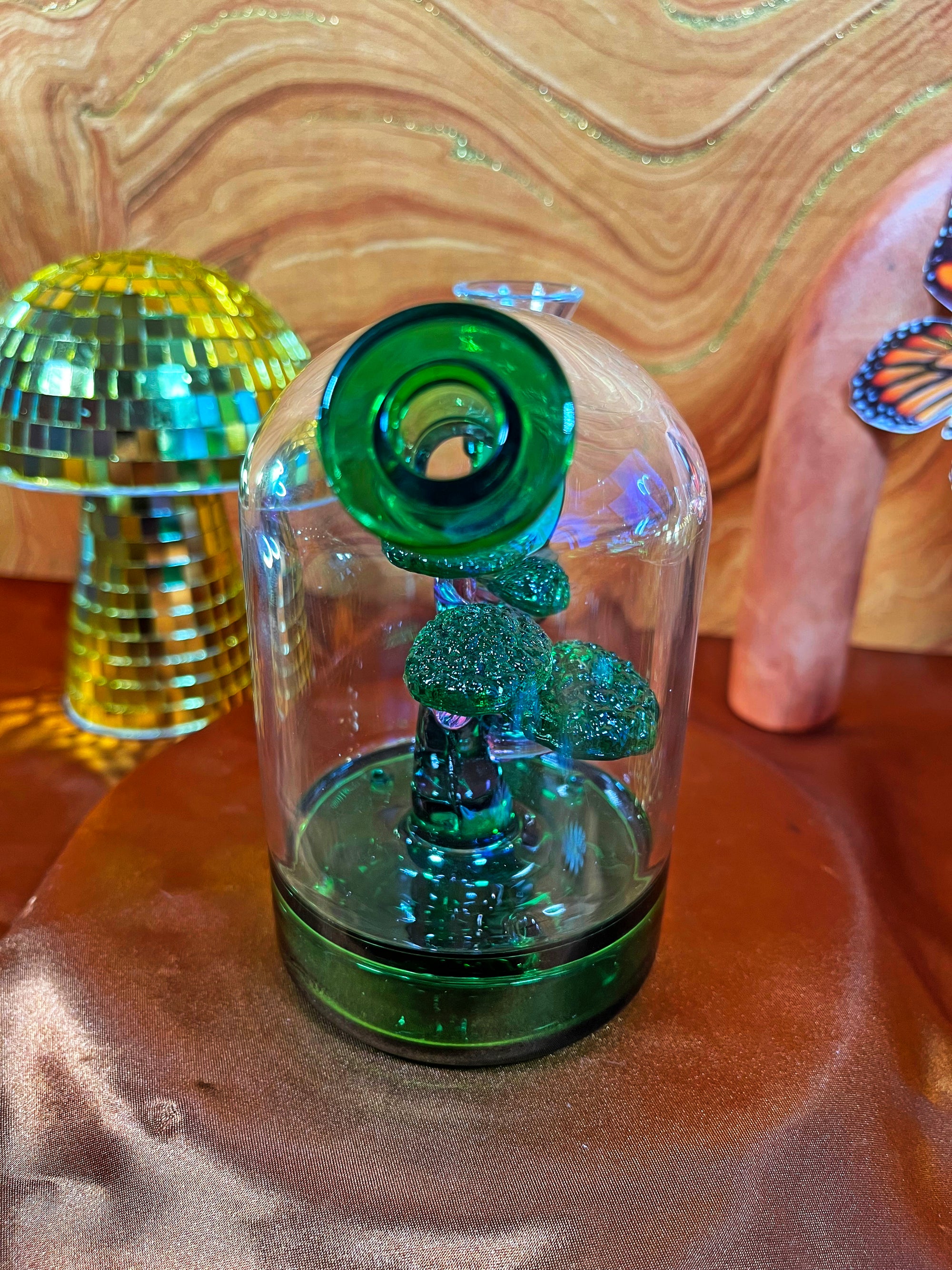 Bonsai Cloche Bong- Green – Shop Burning Love