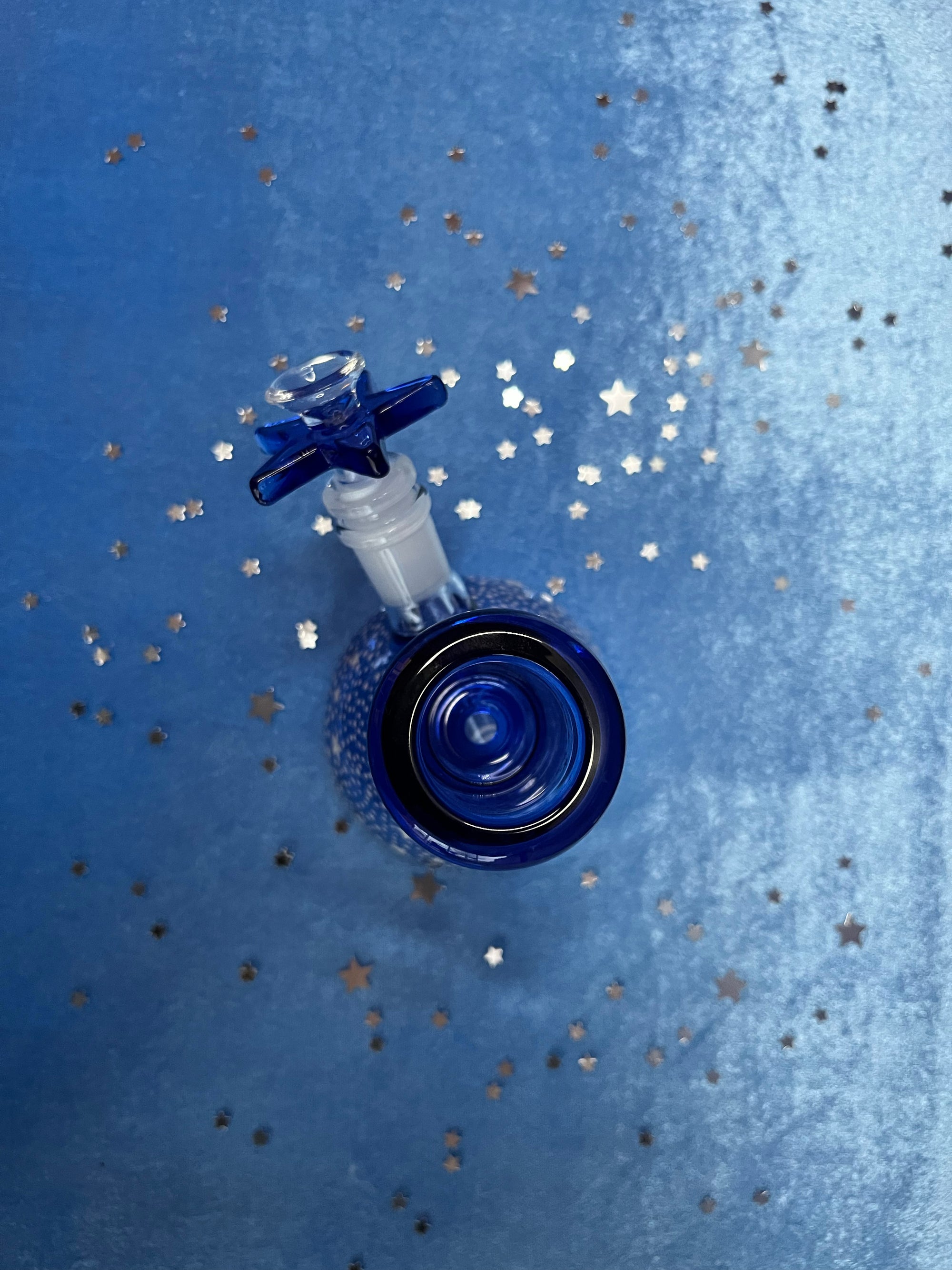 Celestial Mini Bong (glow in the dark!)- Blue – Shop Burning Love